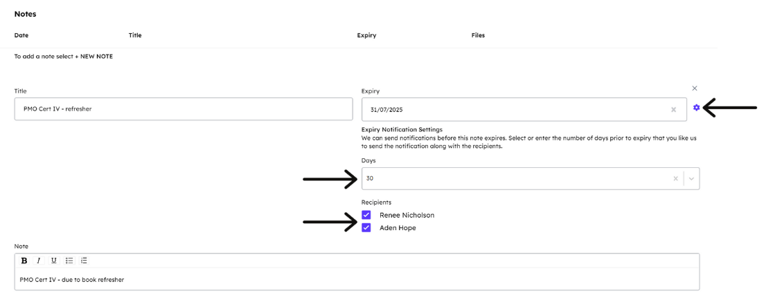 User Guide: Adding Notes & Attachments to Employee Profiles – Prosper