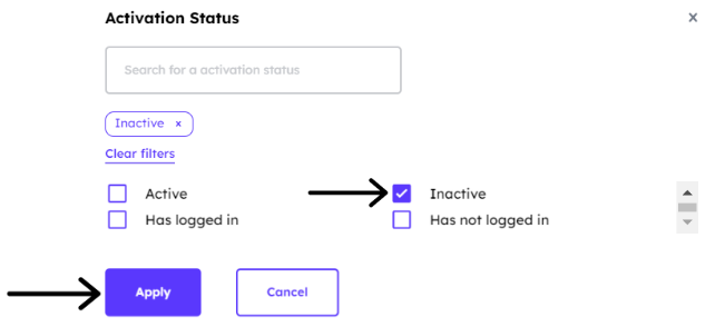 User Guide: Filtering by Activation Status & Activating Members – Prosper