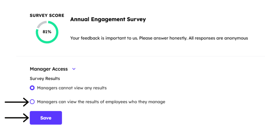 User Guide: Enabling Manager's Visibility & Access Within Surveys – Prosper
